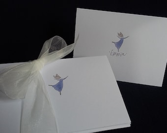 Music Themed Themed Note Cards - Hand-drawn and Personalized Folded ...