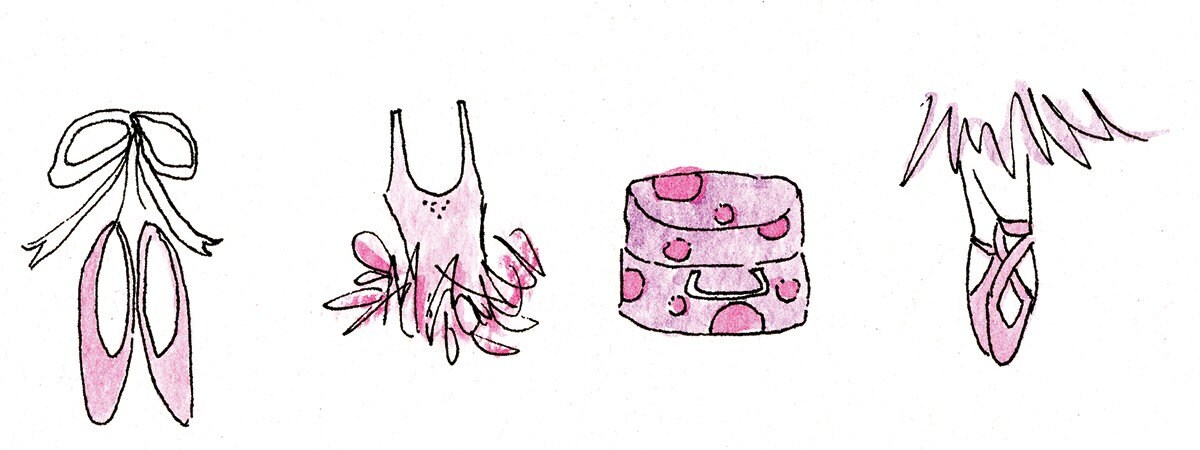 Ballet Themed - Note Cards - Hand-drawn and Personalized Folded White ...