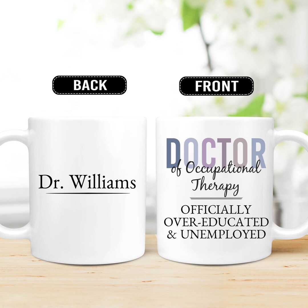 Occupational Therapy Gifts, Personalized Gift for Doctor, Doctorate ...