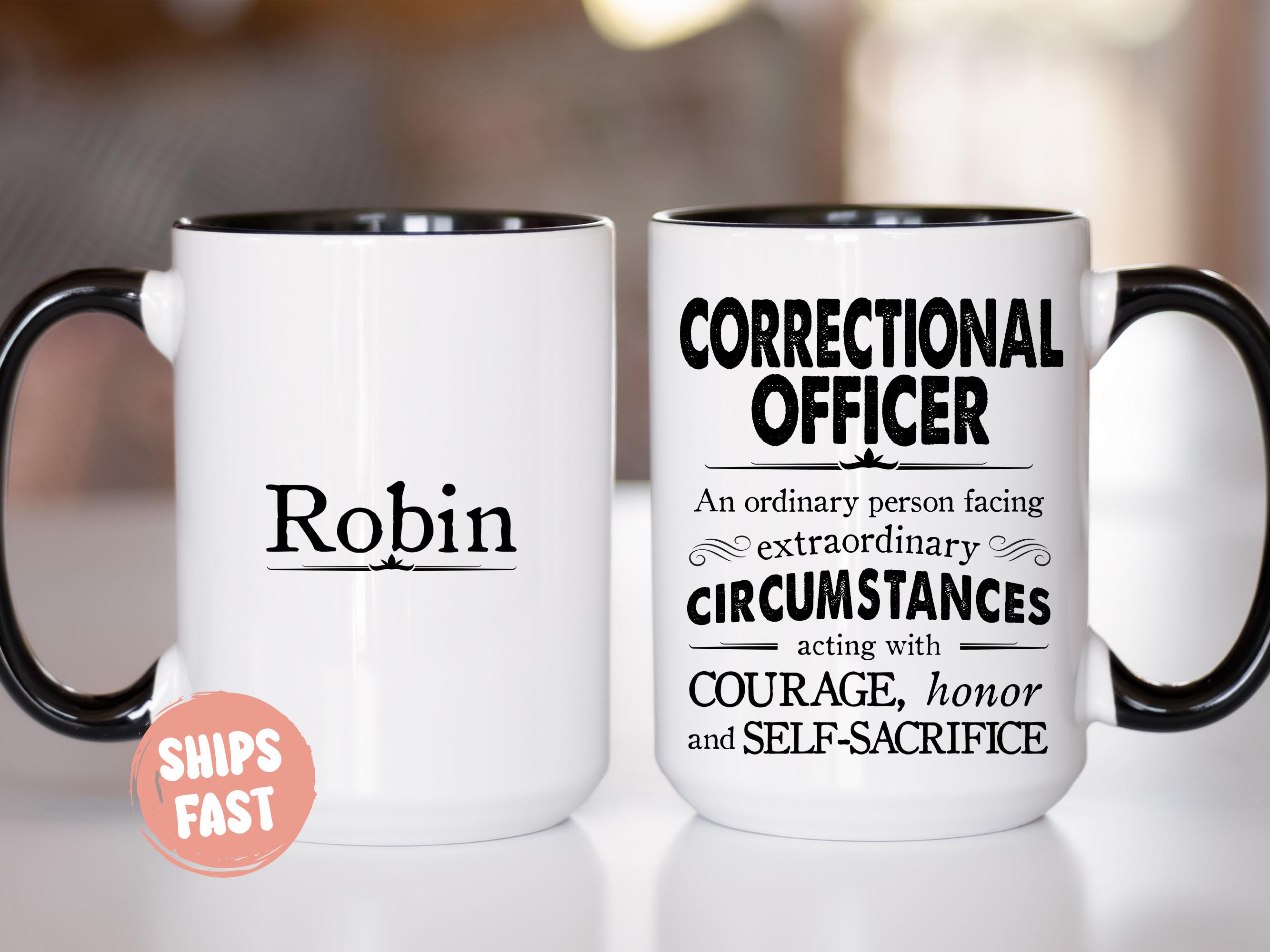 Correctional Officer Gifts, Personalized Correctional Officer Mug ...