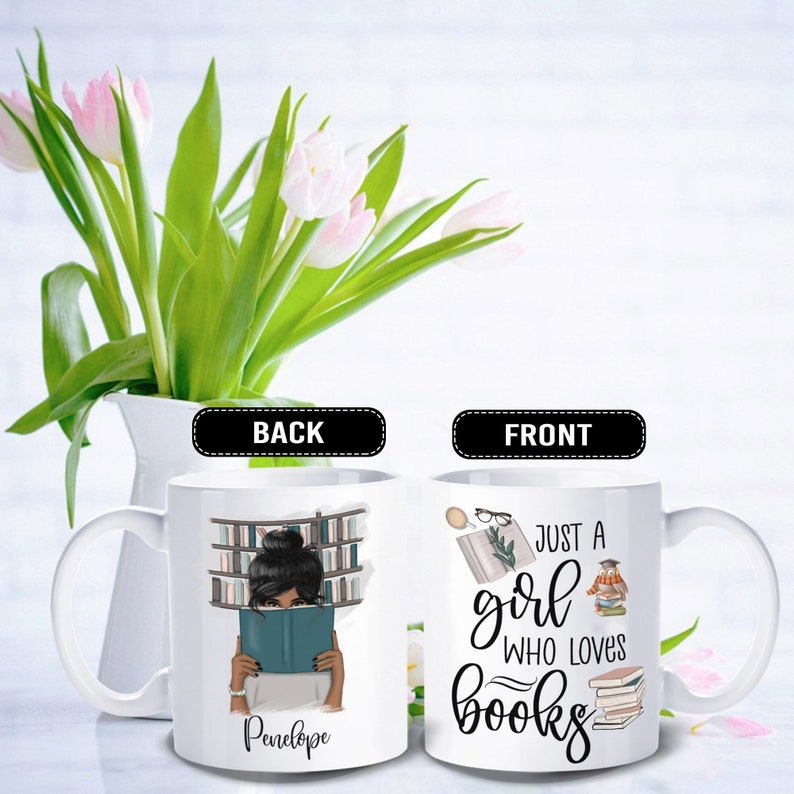 Book Lover Mug Book Lovers Gifts Personalized Reading Mug - Etsy