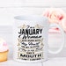 January Birthday Gifts, January Birthday Mug, Woman Birthday, Birth ...