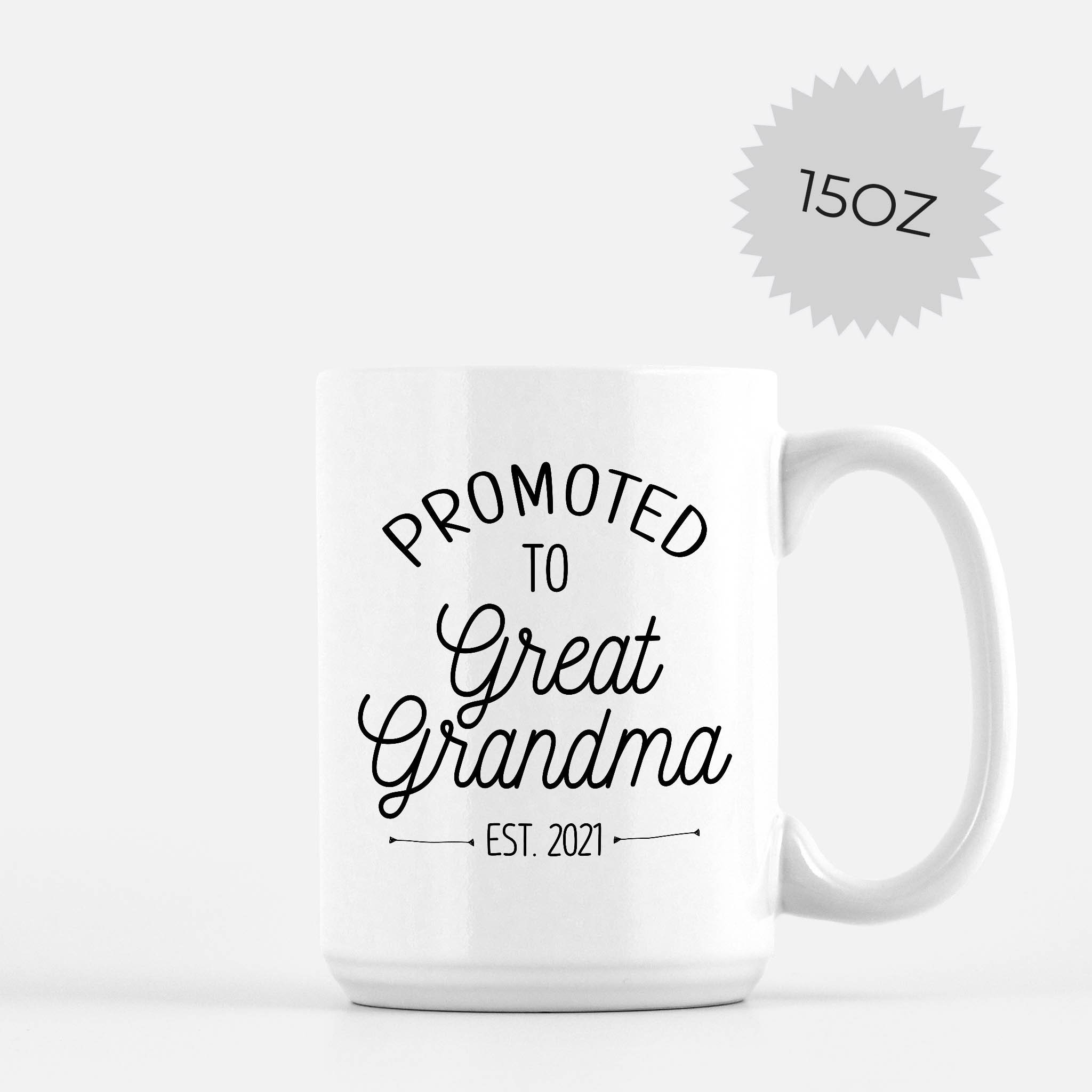 Great Grandma And Great Grandpa Couples Mug Set Est 2022 For Etsy