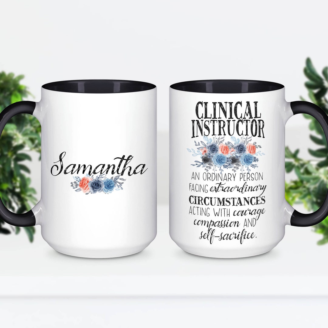 Clinical Instructor Gift, Clinical Instructor Mug, Personalized Mug ...