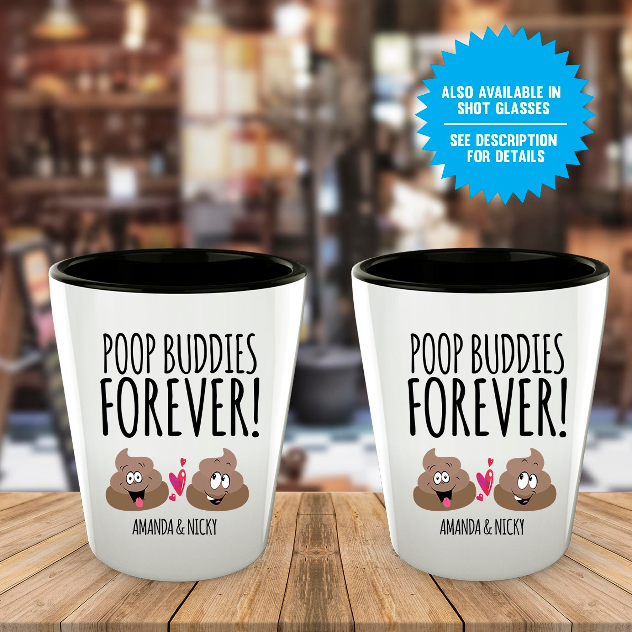 Personalized Gift Mug for Best Friends or Couples Poop - Etsy