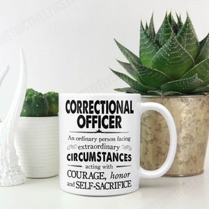 Correctional Officer Gifts, Personalized Correctional Officer Mug ...