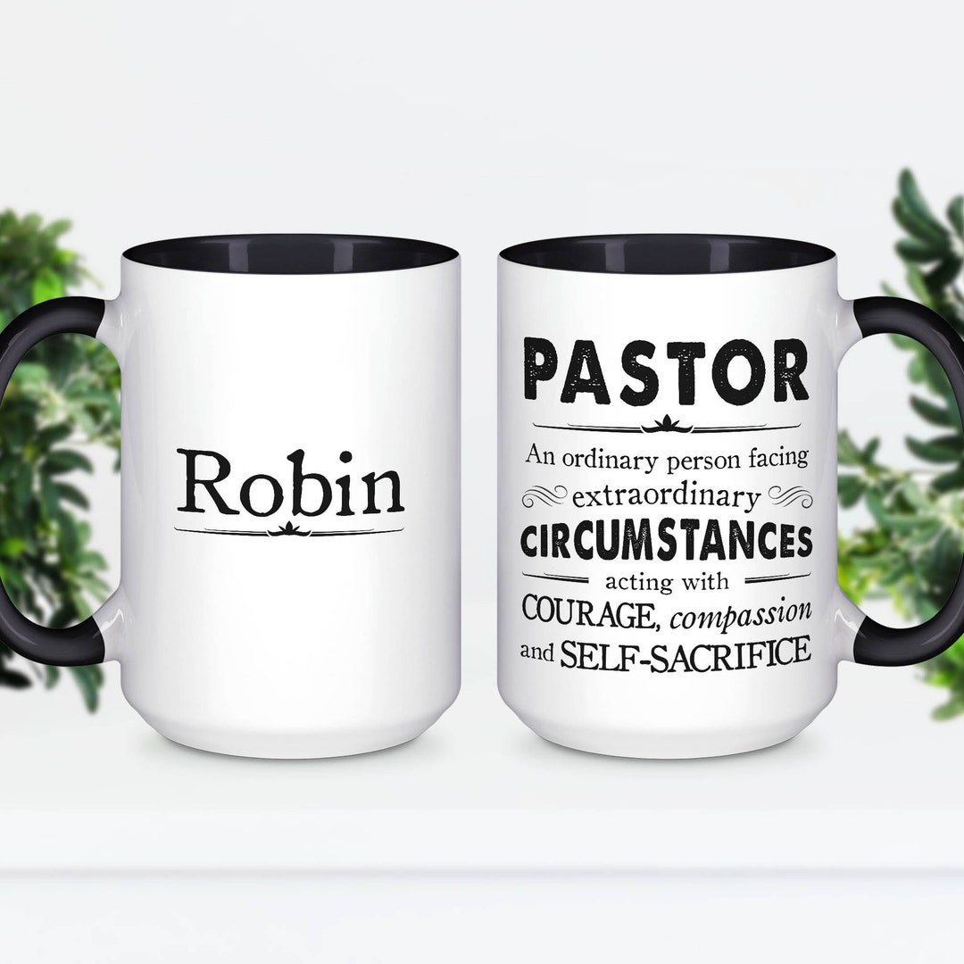 Pastor Gifts, Unique Pastor Appreciation Gifts, Personalized Mug, Gifts ...