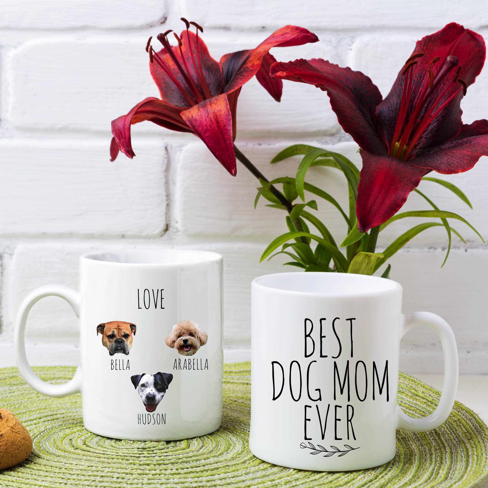 Custom Dog Mum Gift, Personalized Dog Lover Gift, Dog Mom Gift, Custom ...
