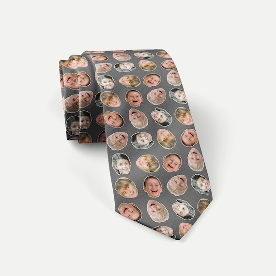 Custom Photo Ties Photo Neck Ties Personalized Faces Ties | Etsy
