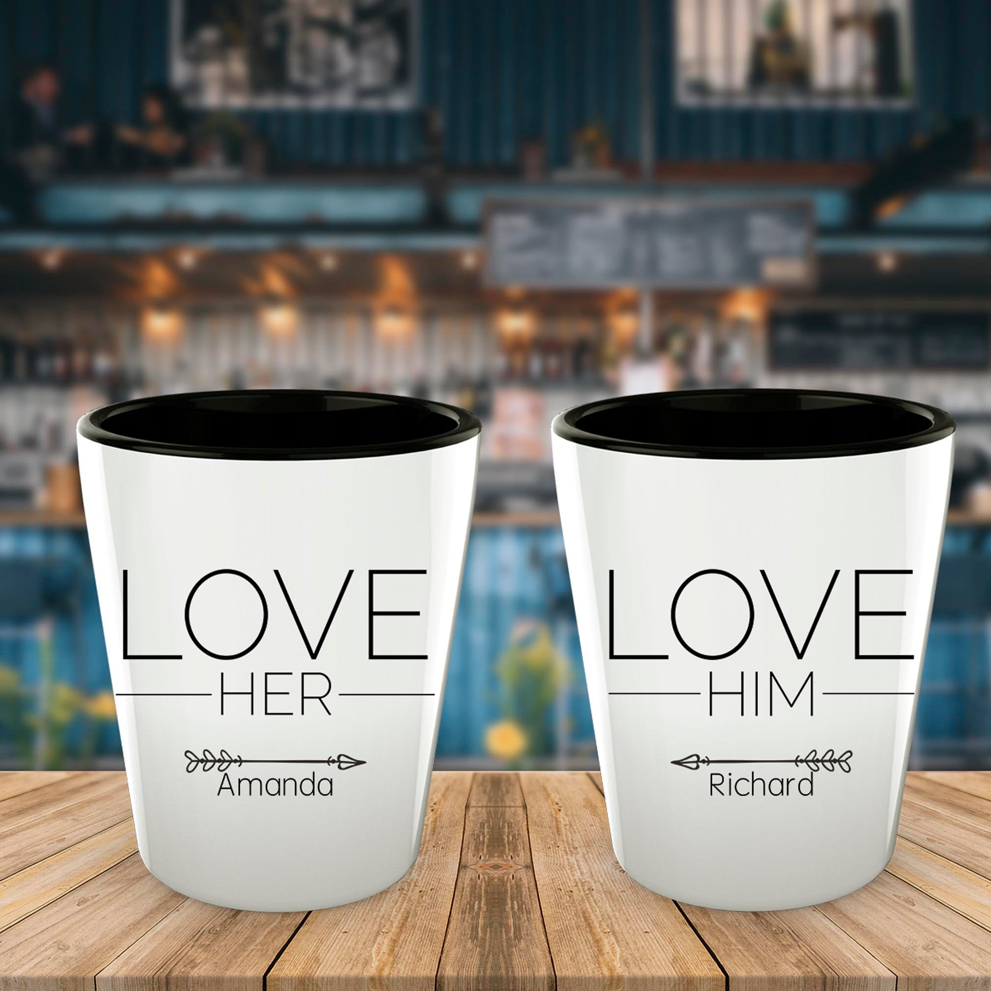 Personalized Couple Shot Glass Gift for couple Wedding and | Etsy