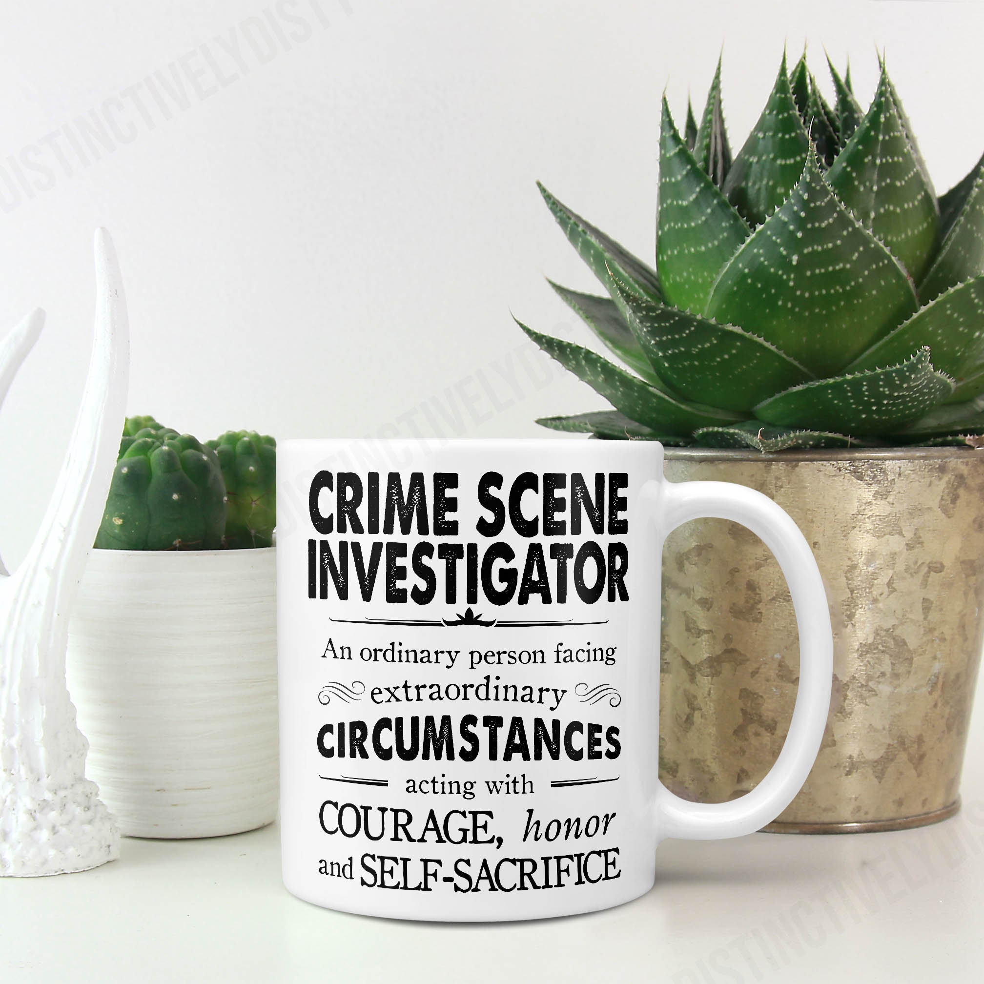 Crime Scene Investigator Mugs, Personalized Investigator Appreciation ...