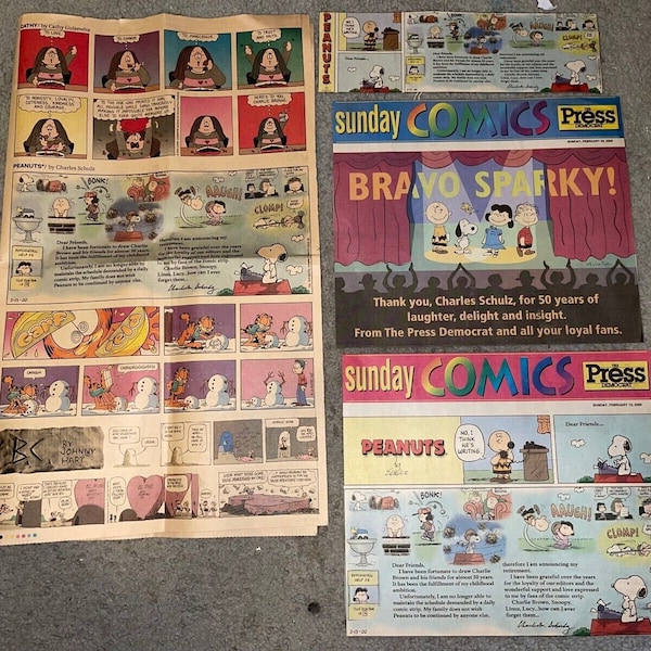 Peanuts Comic Strip - Etsy