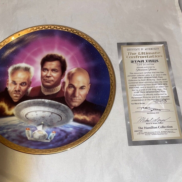 Star Trek Plate Hamilton - Etsy