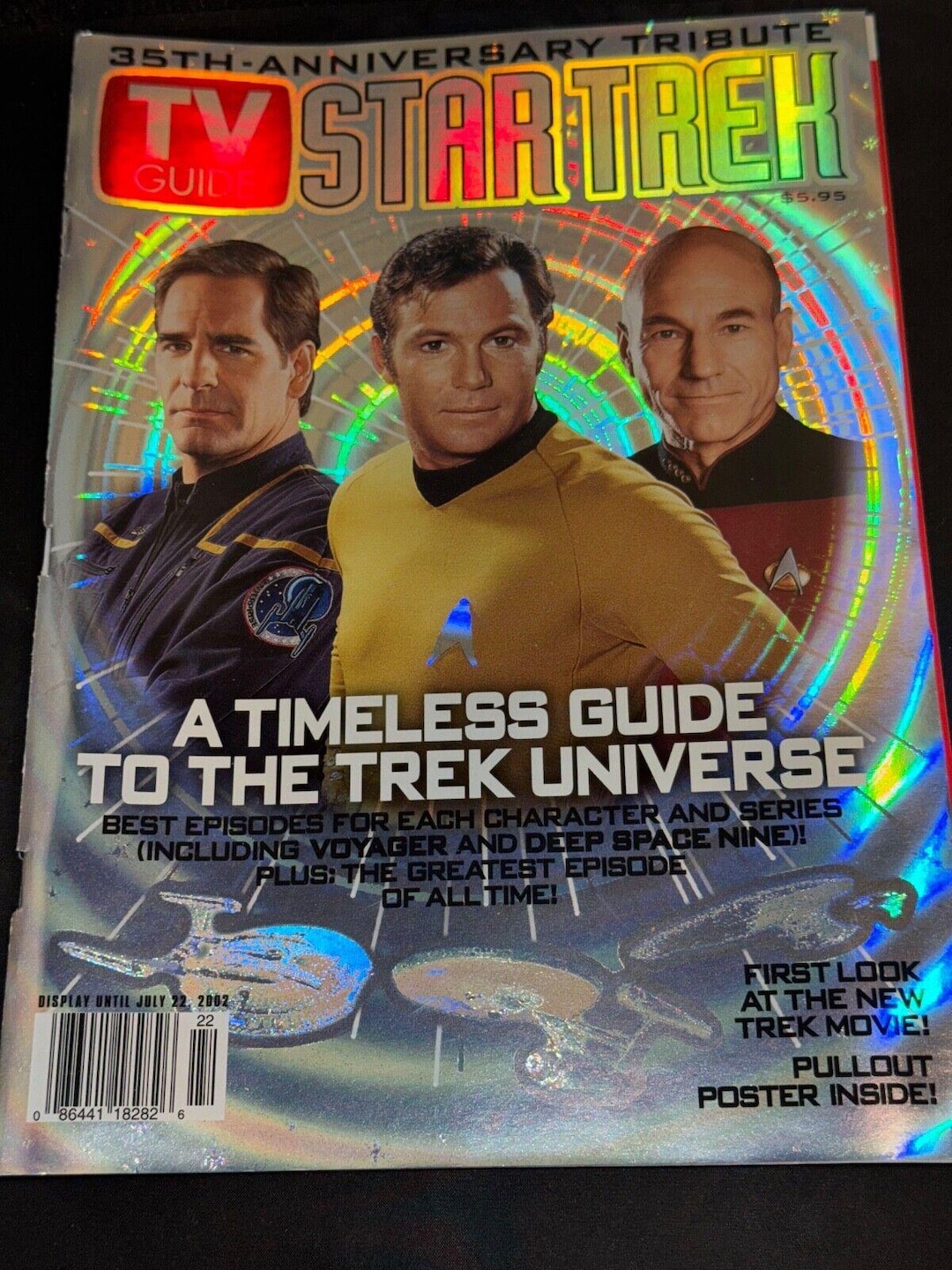2002 TV Guide Star Trek 35th Anniversary Kirk Picard Archer Issue - Etsy