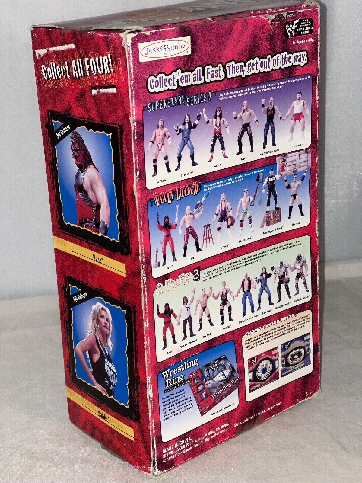 1998 Jakks Pacific WWF Sable Big Head Rocks 6 Figure - Etsy