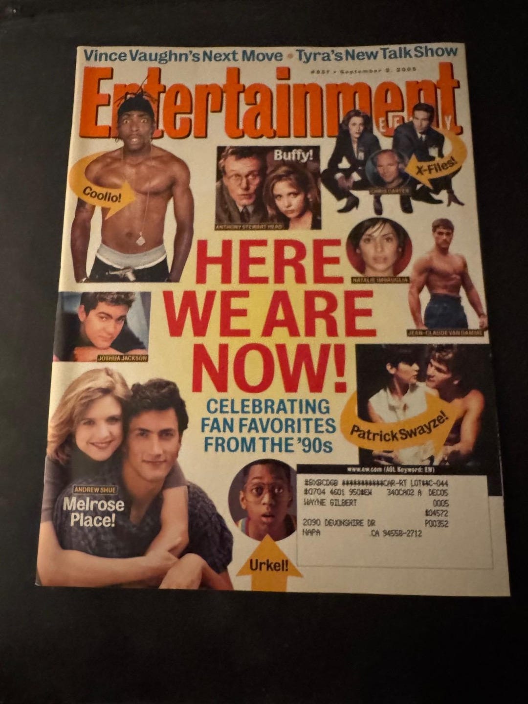 September 2005 Entertainment Weekly '90s Fan Favorites Issue #837 - Etsy