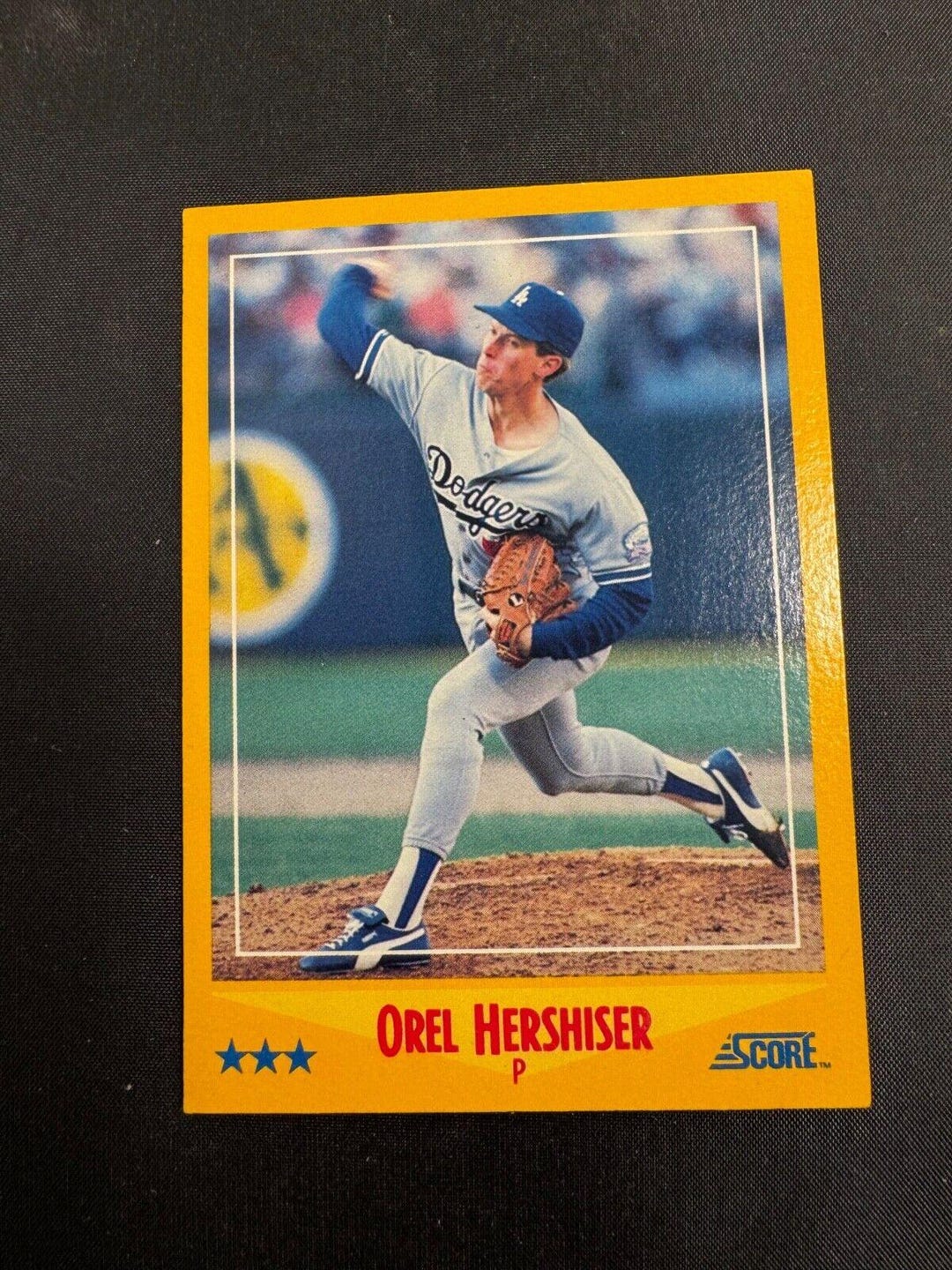 1988 Orel Hershiser Los Angeles Dodgers Score Baseball #470 Trading ...