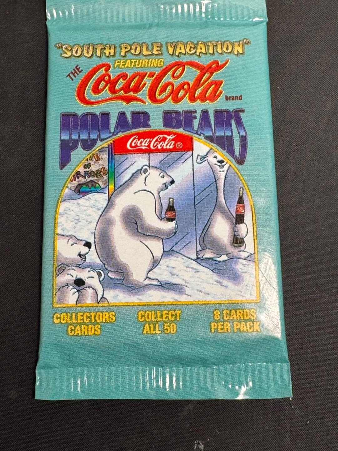 1996 Coca-cola Coke Polar Bears South Pole Vacation Trading Card Pack ...