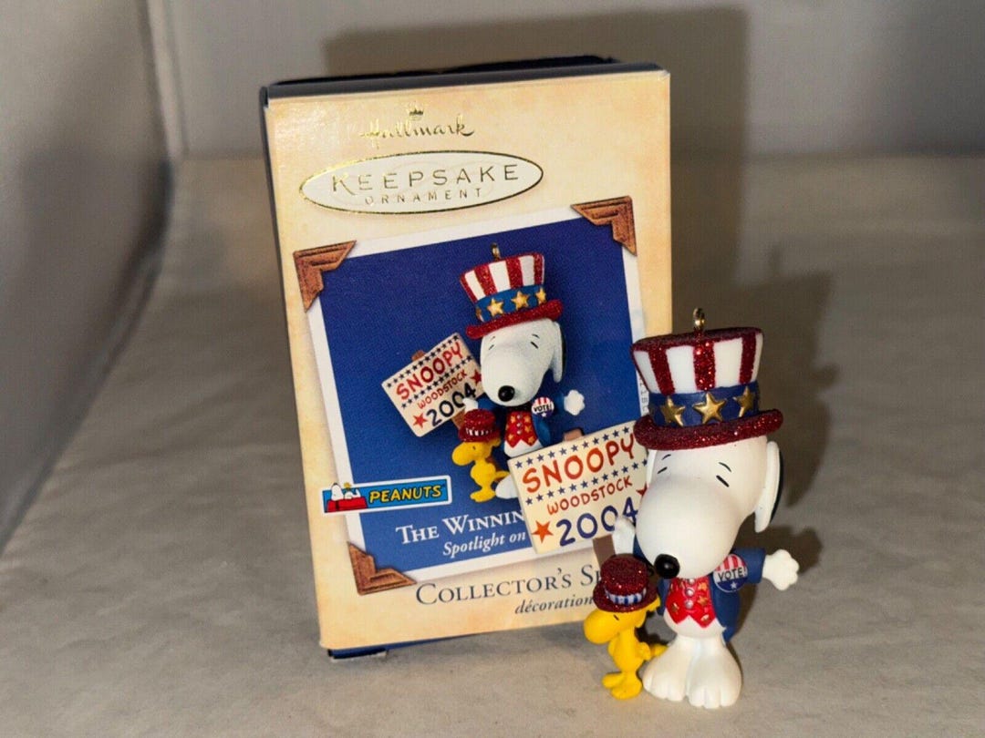 2004 Hallmark Spotlight on Snoopy Series the Winning Ticket #7 Peanuts ...
