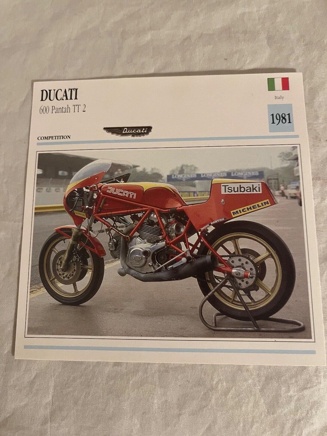 1981 Ducati 600 Pantah TT 2 Motrocycycle Specifications Card - Etsy