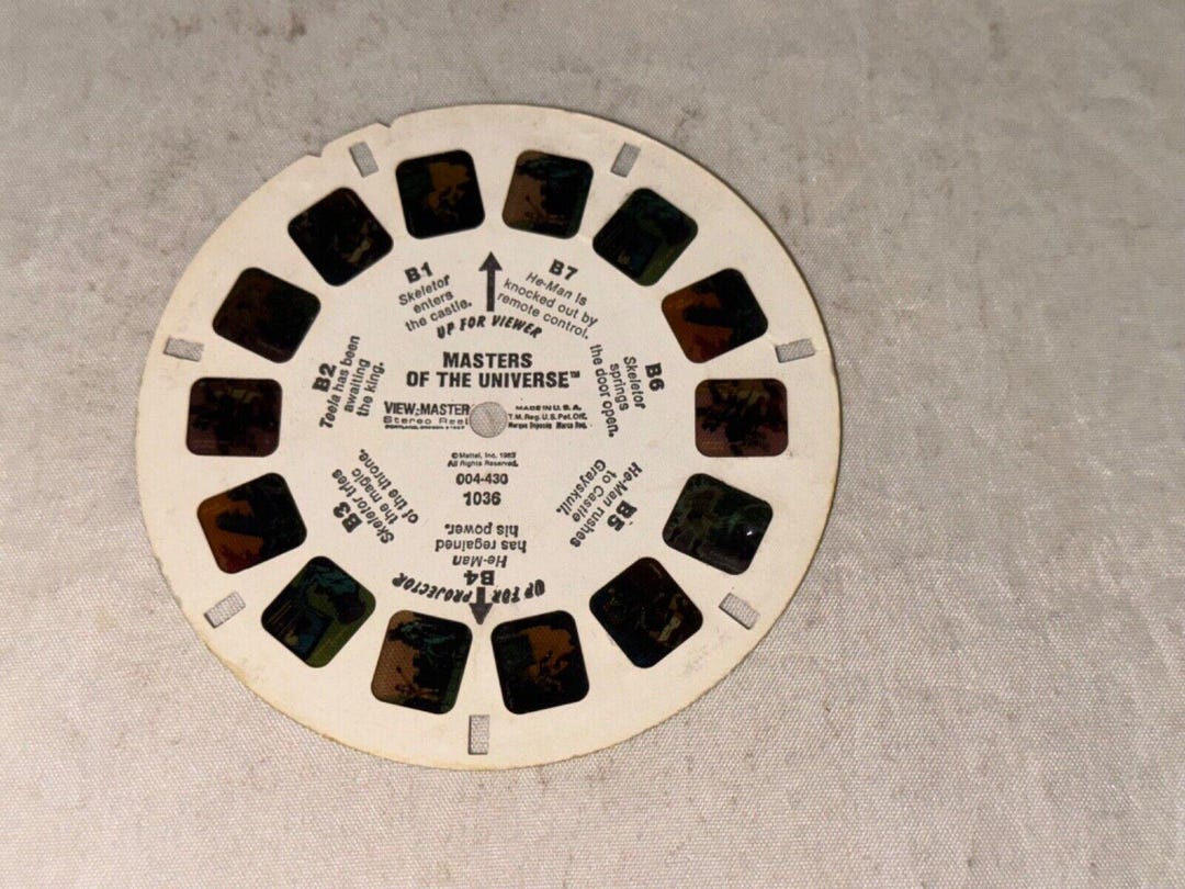 1983 Masters of the Universe Viewmaster Reel 1036 Disc B - Etsy