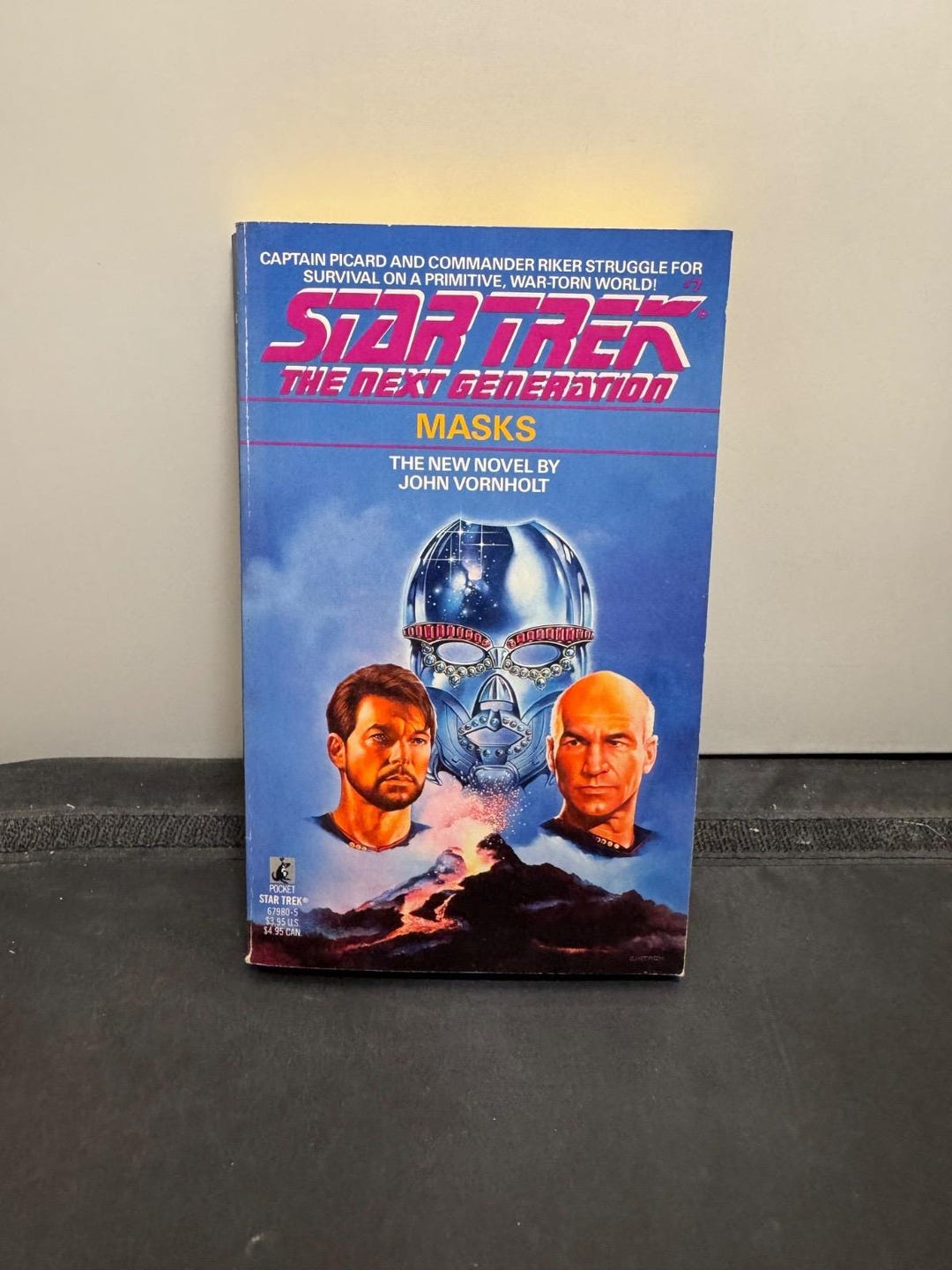 1989 Star Trek the Next Generation Masks Pocket Books Paperback - Etsy