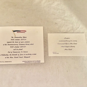 Change of Command Invitation - Etsy