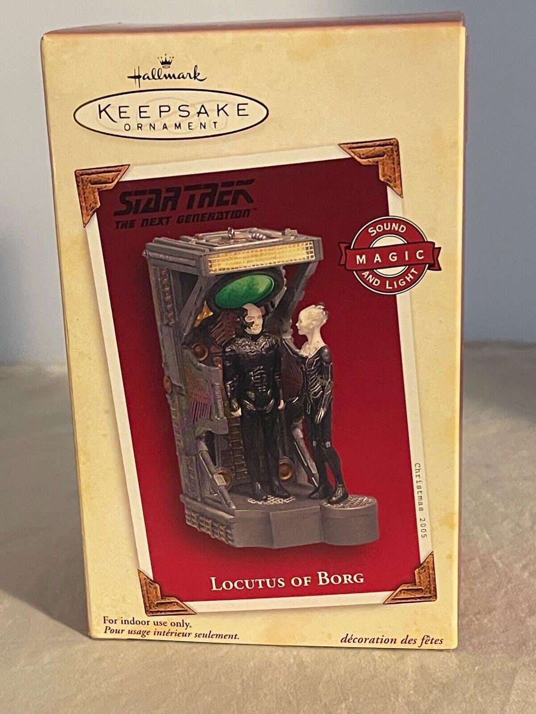 2005 Hallmark Star Trek Locutus of Borg Light & Sound Ornament - Etsy