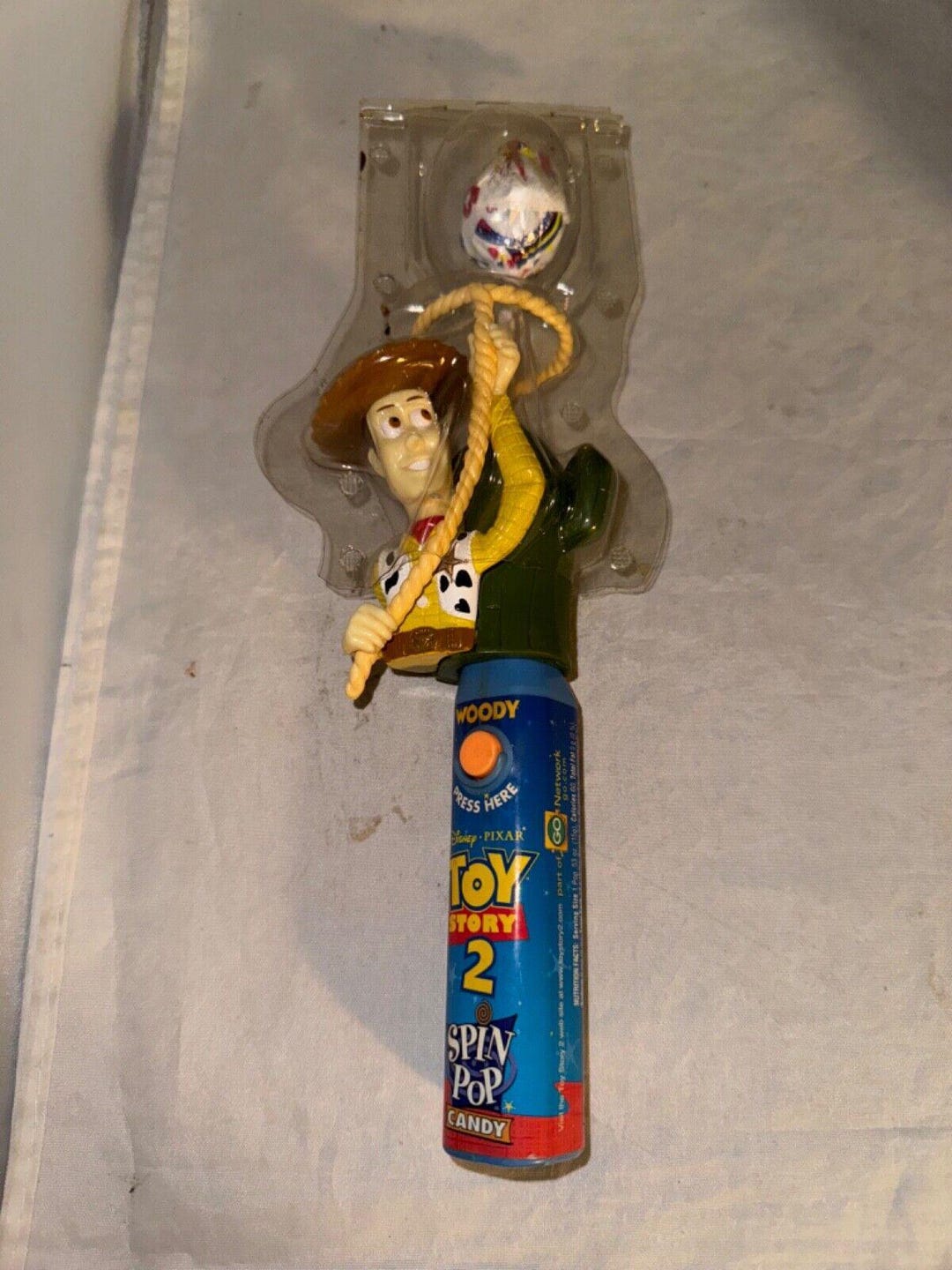 1999 Disney Pixar Cap Candy Toy Story Woody Spin Pop - Etsy