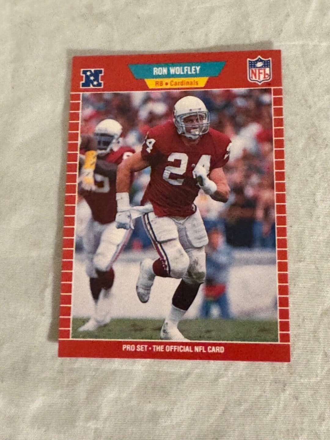 1989 Pro Set Ron Wolfley Phoenix Cardinals NFL Football #340 Trading ...
