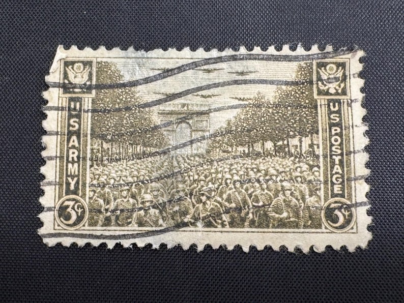 1945-46 US Army World War II Victory 3 Cent U.S. Postage Stamp - Etsy