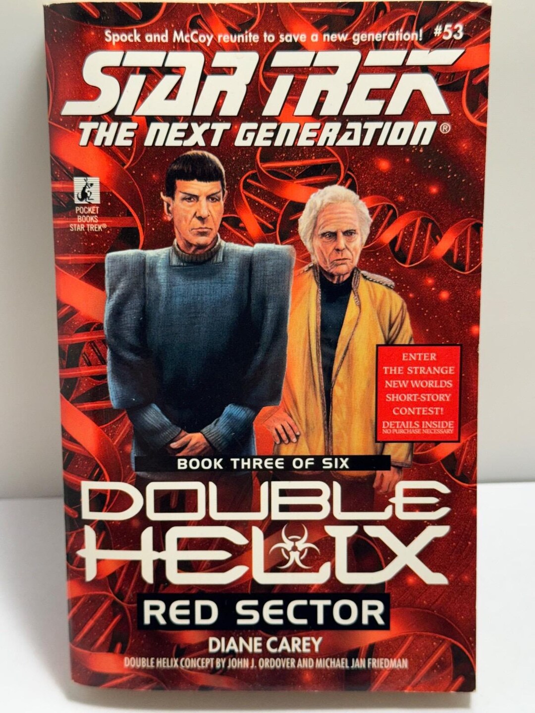 1999 Star Trek Next Generation Double Helix Red Sector Pocket Books ...