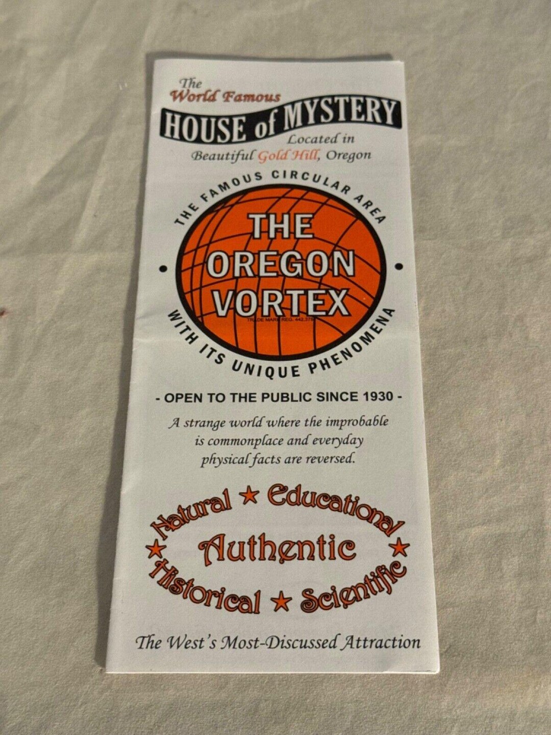 2000's the Oregon Vortex House of Mystery Brochure - Etsy