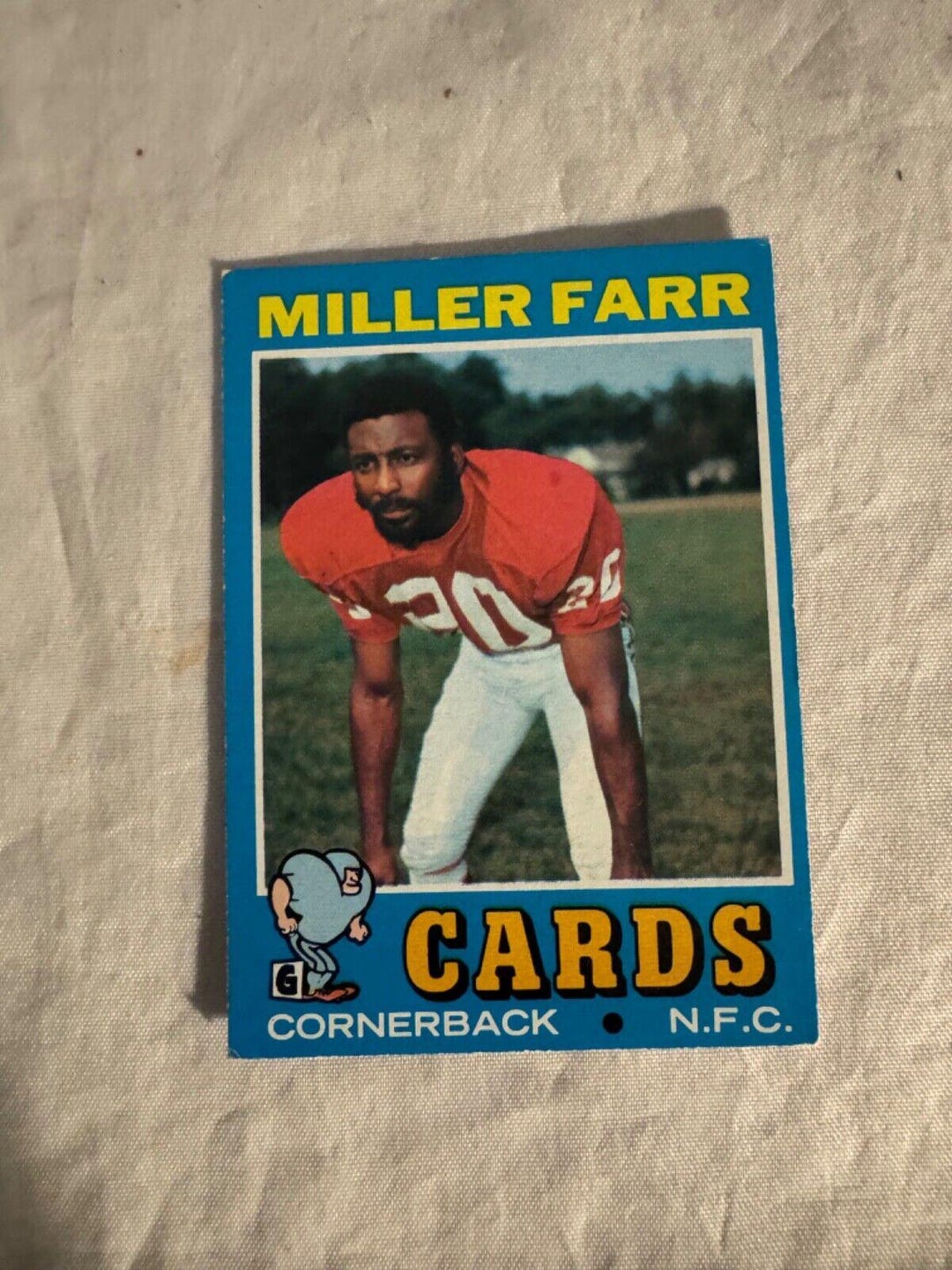 1971 Vintage St. Louis Cardinals Miller Farr Topps #69 Football Trading ...