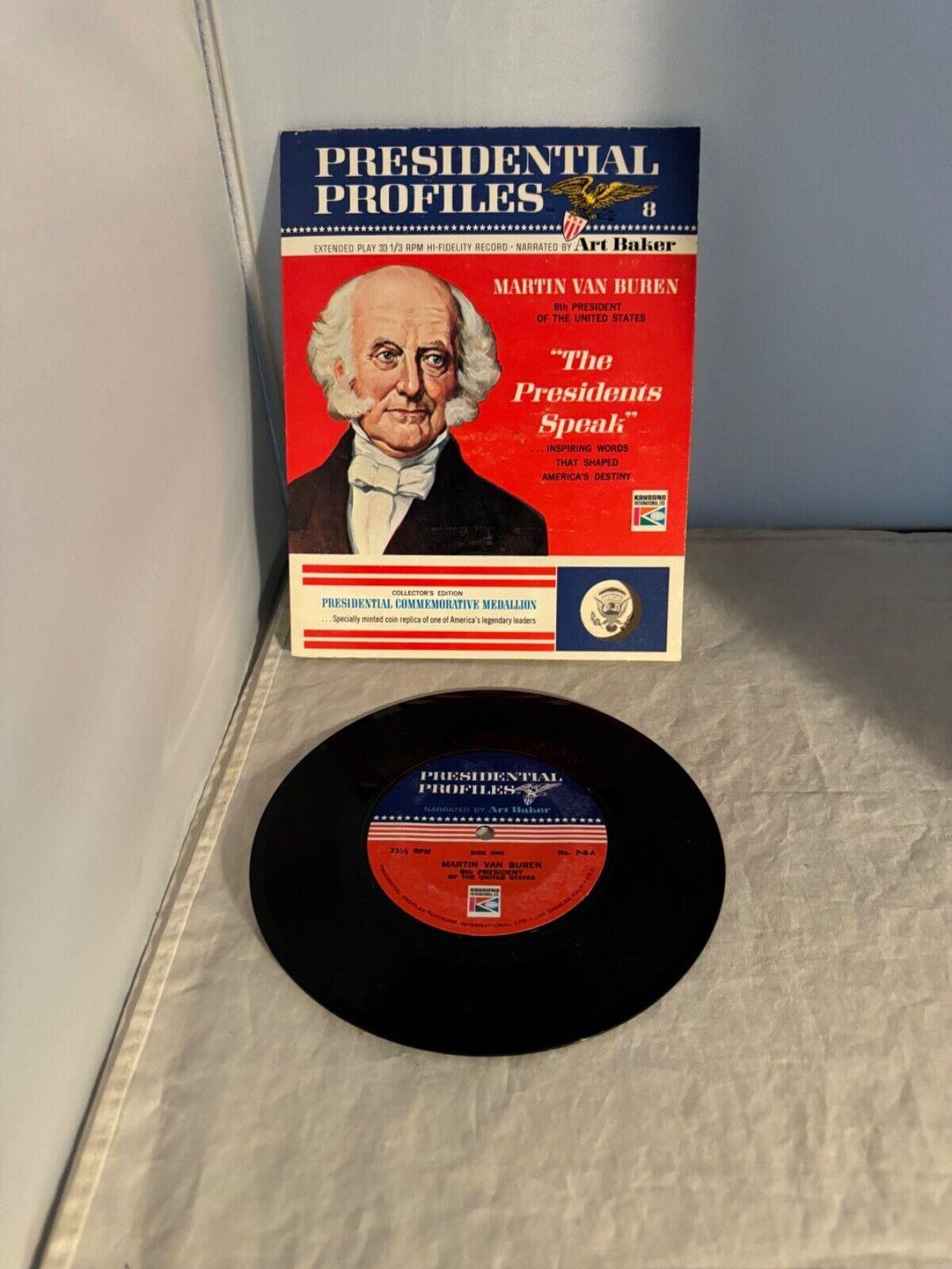 1966 Presidential Profiles Martin Van Buren 33 1/3 Kaysons ...