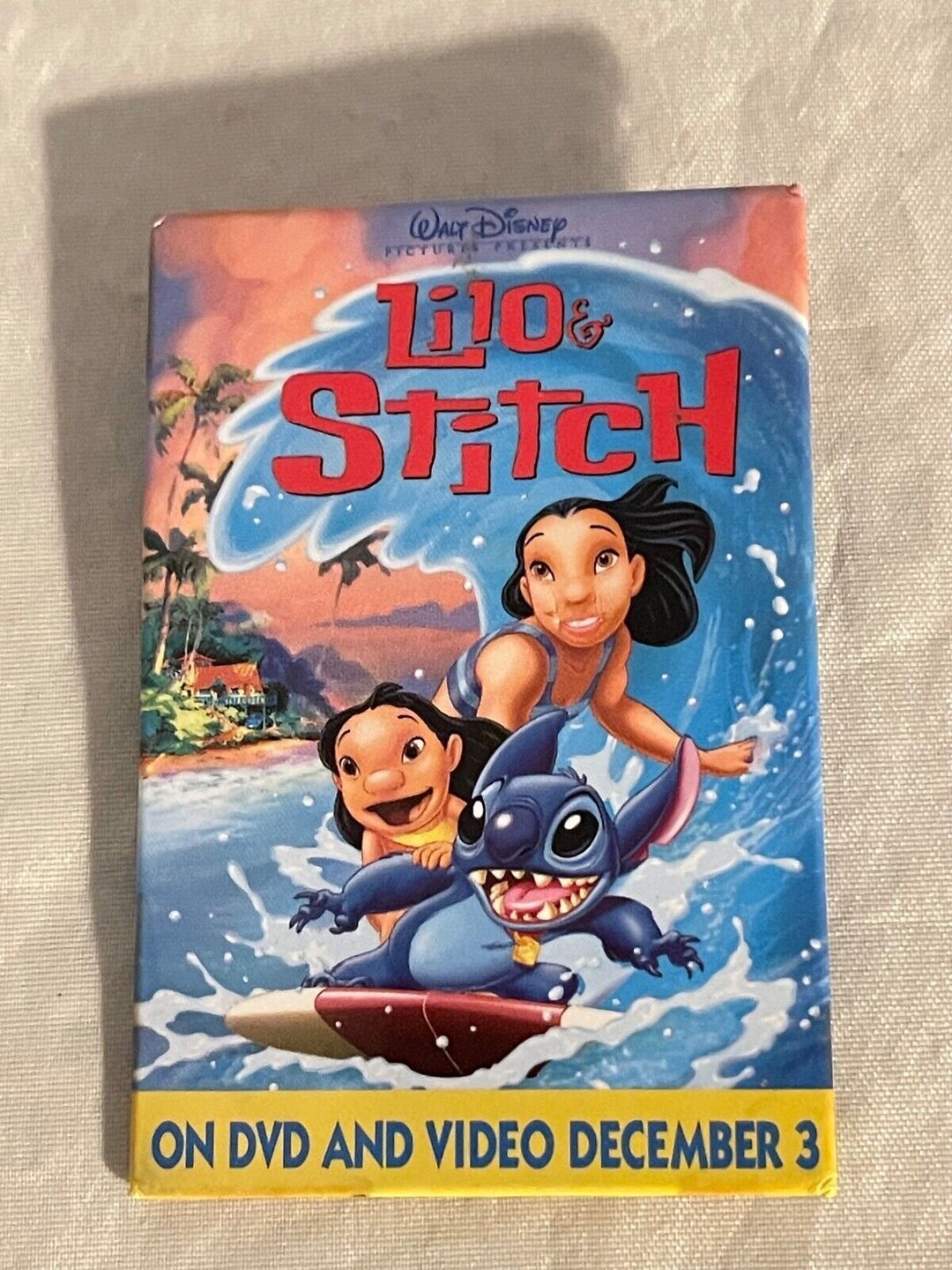 2002 Disney Lilo & Stitch Video Release Rectangular Button Pin - Etsy
