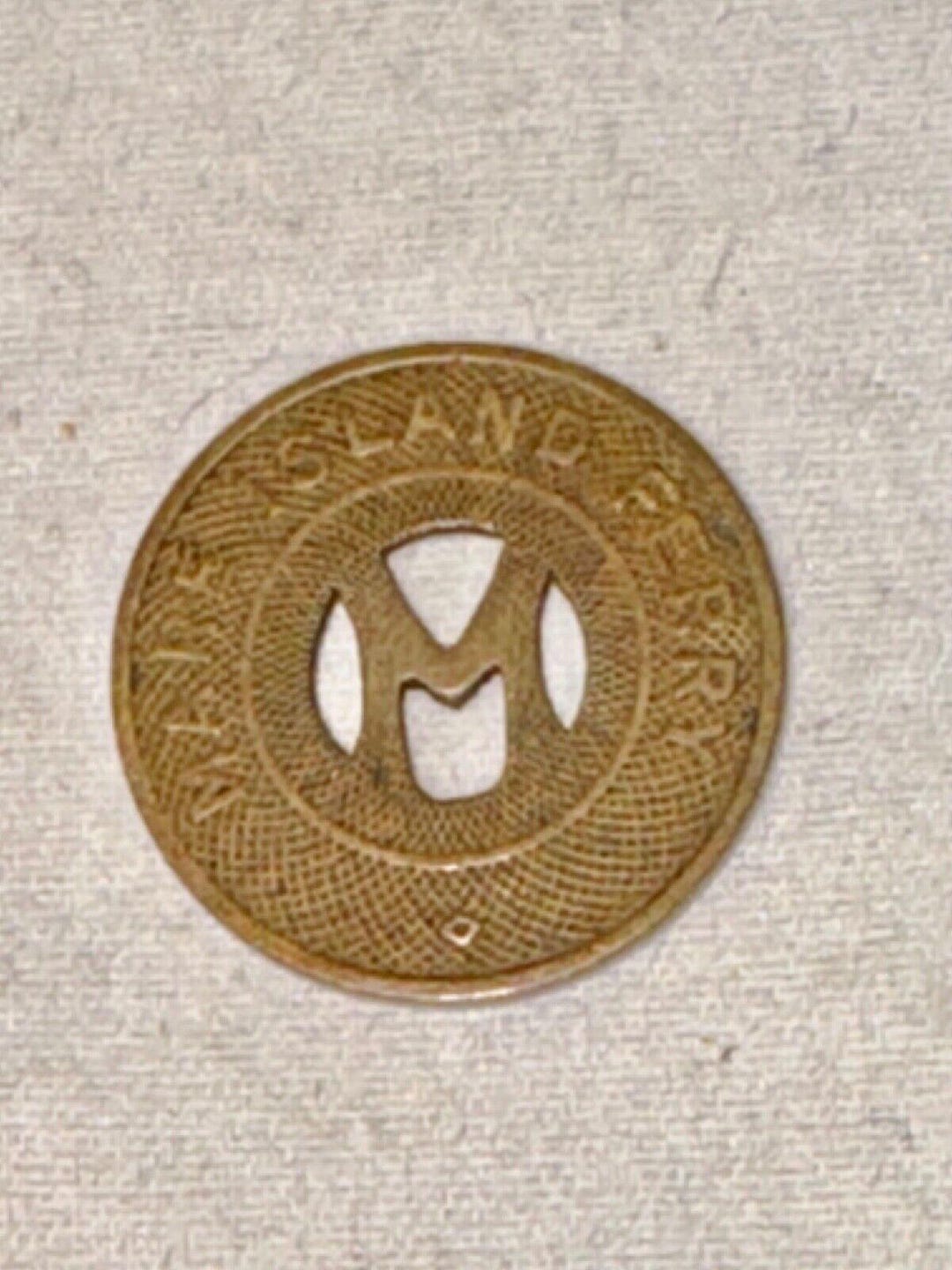 Vintage Mare Island Naval Shipyard Ferry One Fare Token - Etsy