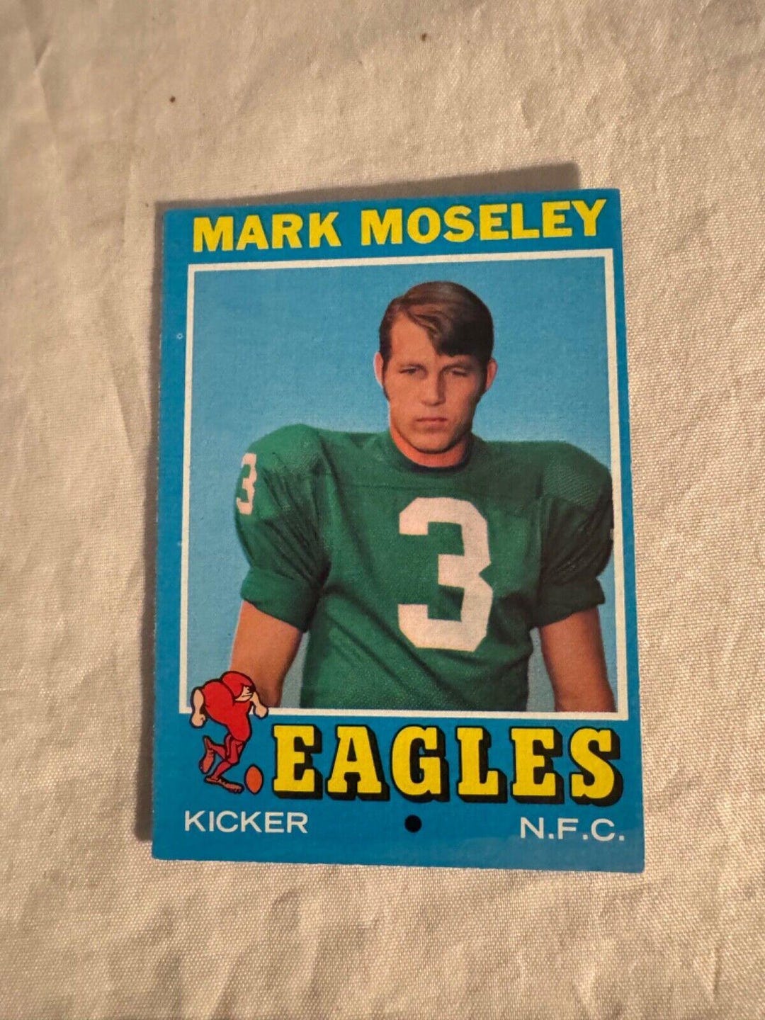 1971 Vintage Philadelphia Eagles Mark Moseley Topps #257 Football ...