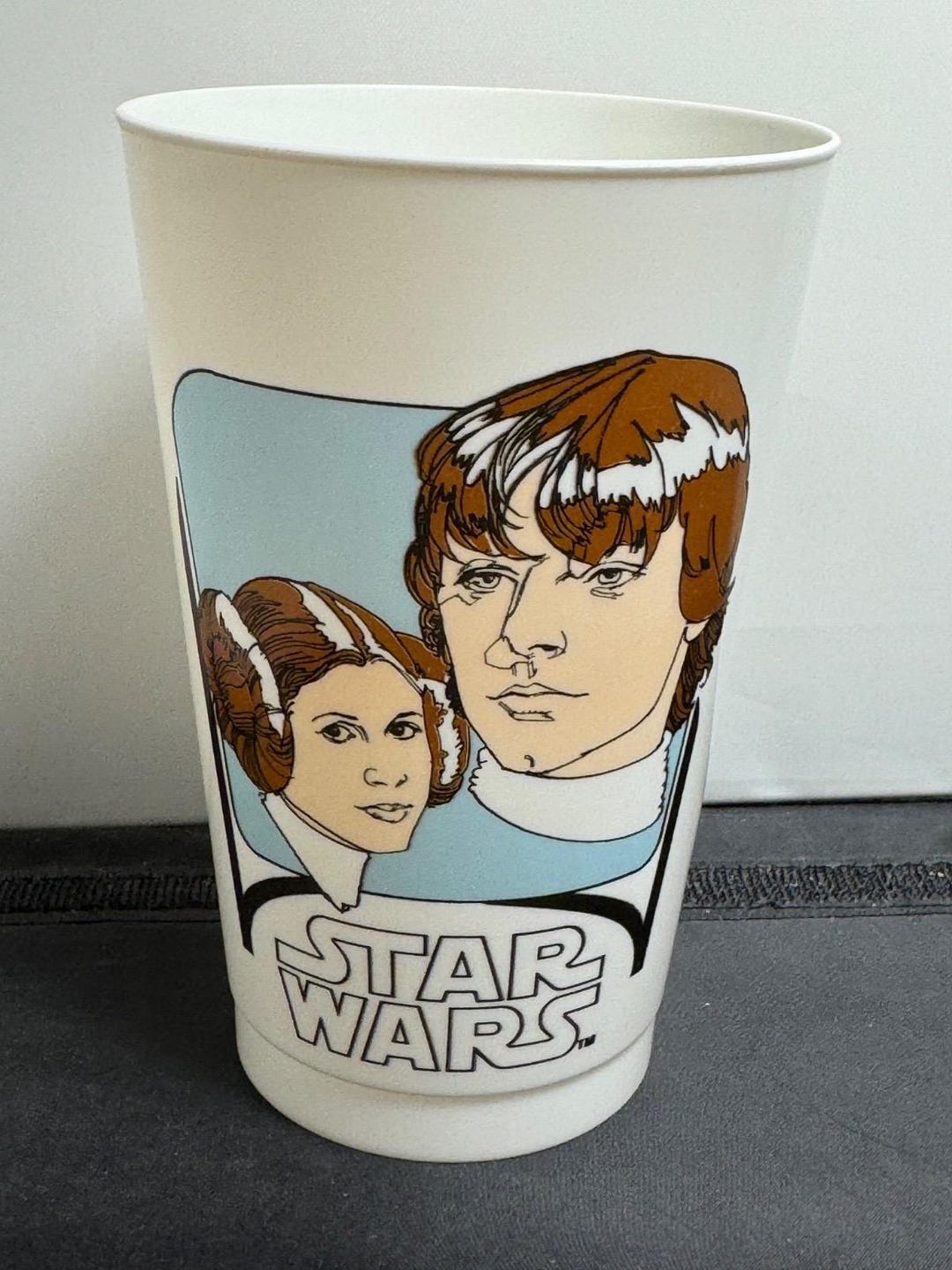 1977 Coca-cola Coke Collect-a-set Star Wars Luke Leia Plastic Cup #7 of ...