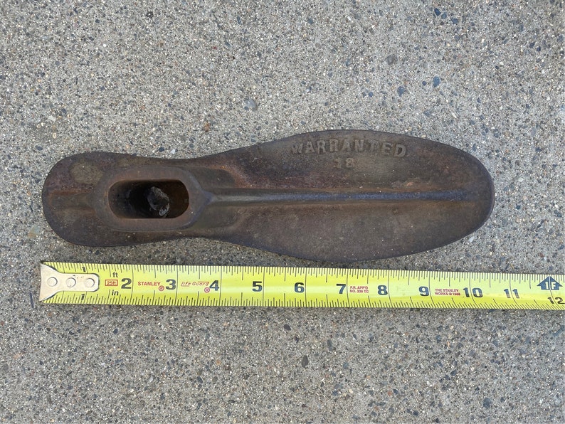 24 Cast Iron Cobblers Last Shoemaker Stand, Warranted Antique - Etsy
