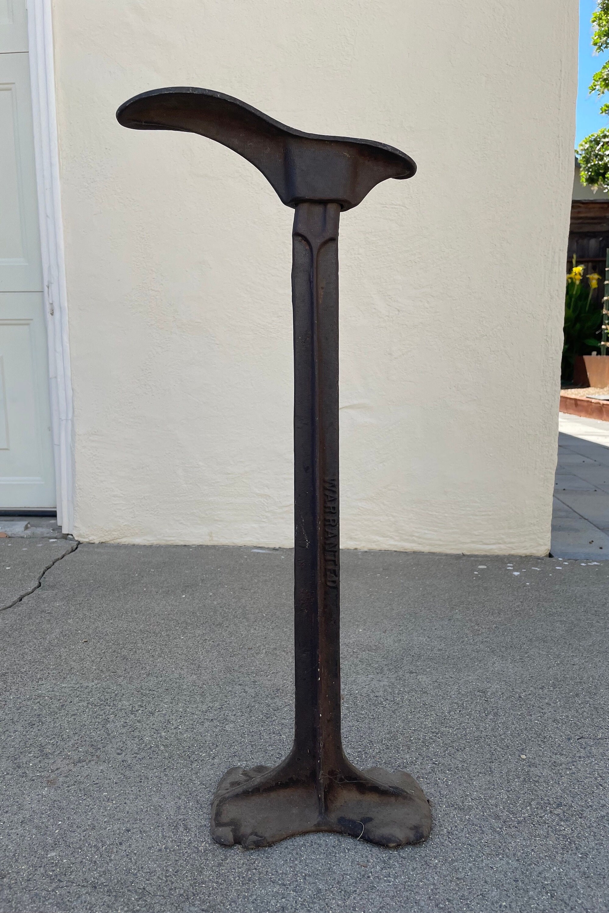 24 Cast Iron Cobblers Last Shoemaker Stand, Warranted Antique - Etsy