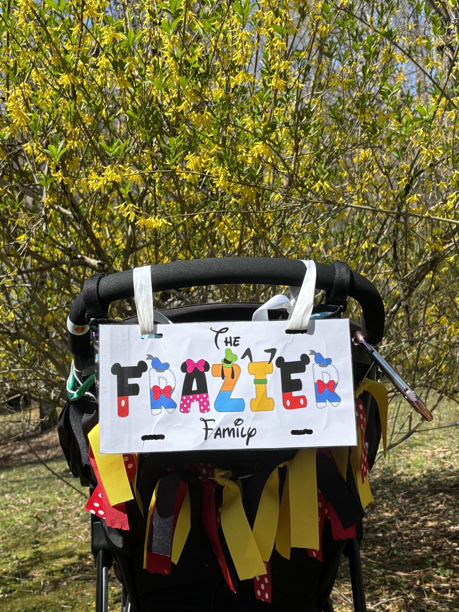 Printable Stroller Tag for Disney~ Personalized Stroller Tag~ Stroller ...