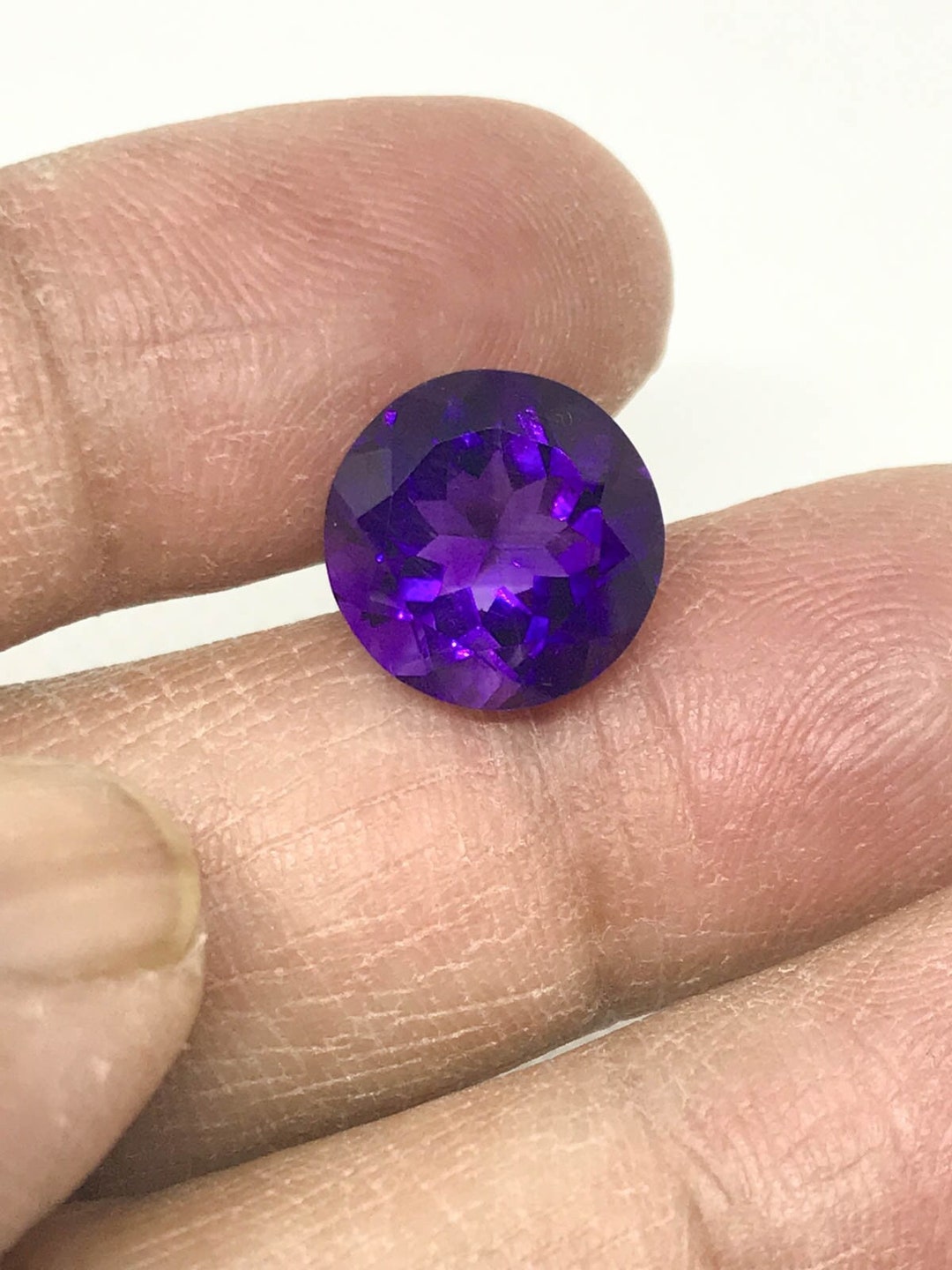 100% Natural Amethyst 12mm Amethyst Round AAA Amethyst for - Etsy