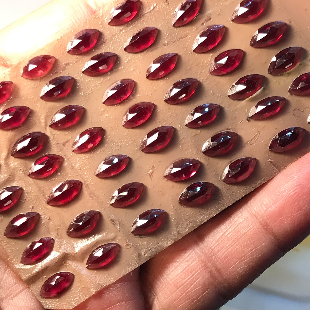 Garnet Rose Cut Fancy Marquise 6x3,7x3.5,8x4 Mm Shape Faceted,aaa ...