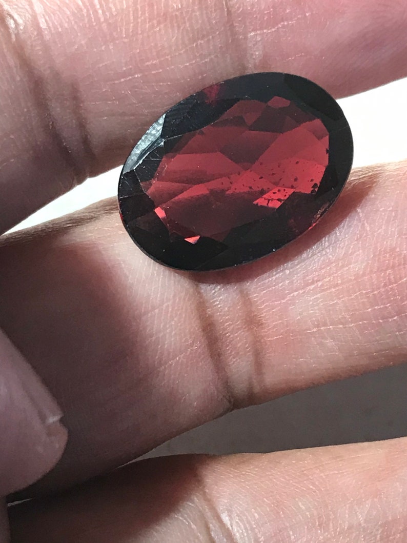 Natural Red Garnet,wide Spread Oval Garnet Gemstone, 21X15MM & 20X17MM ...