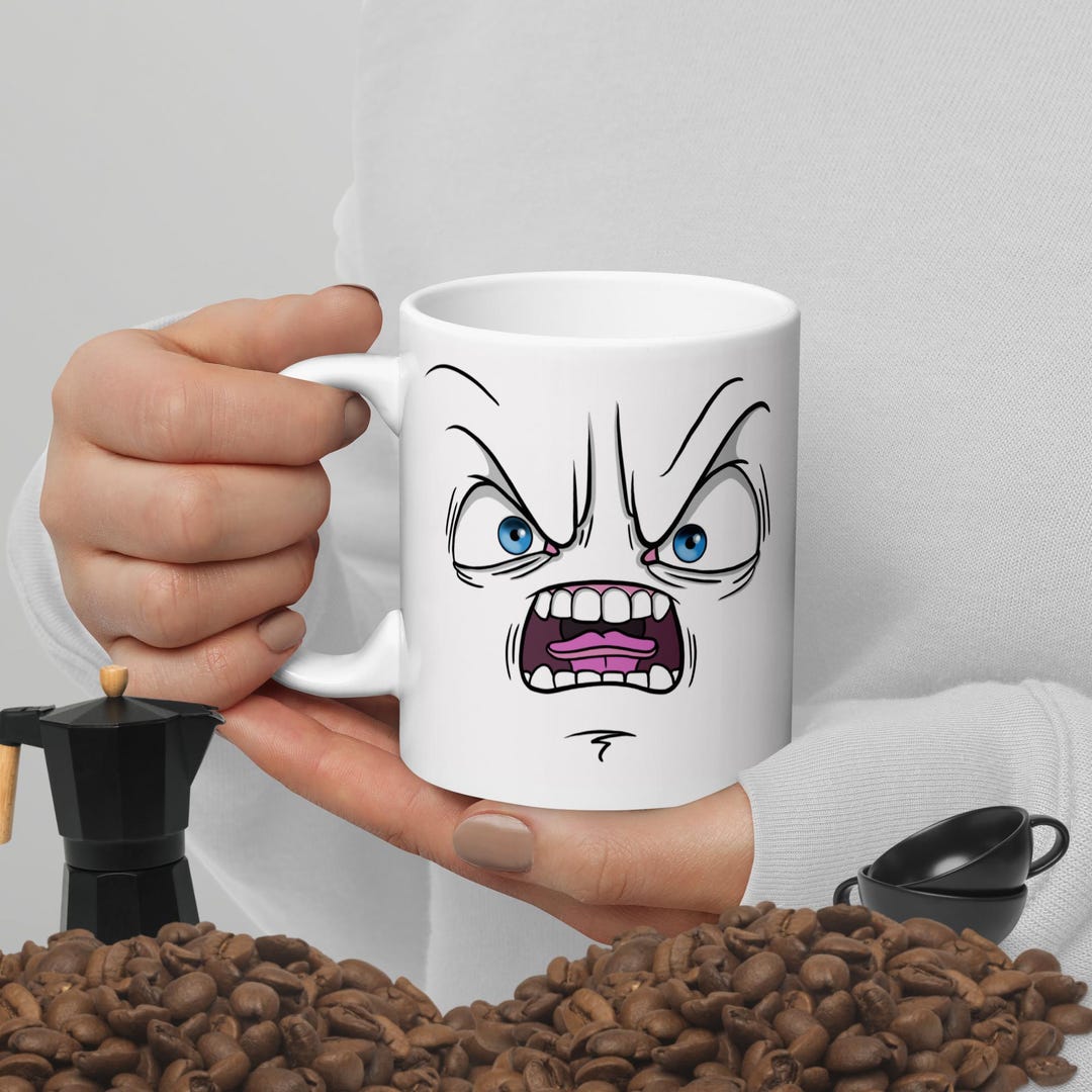 Angry Mug - Etsy