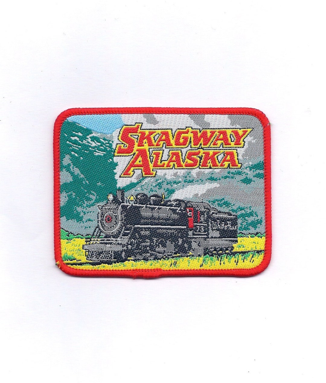 Vintage Skagway and Train Patch - Etsy