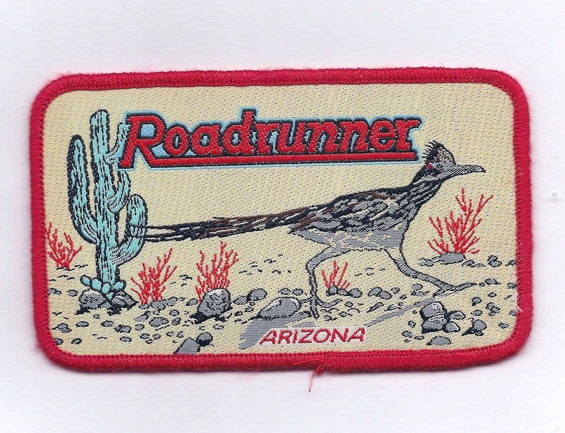 Vintage Arizona Roadrunner With Cactus Patch - Etsy