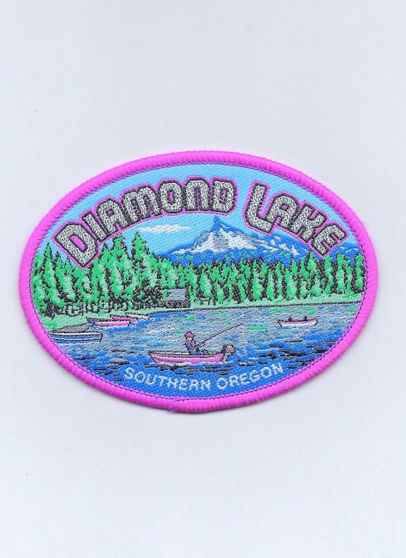 Vintage Diamond Lake Southern Oregon Patch - Gem