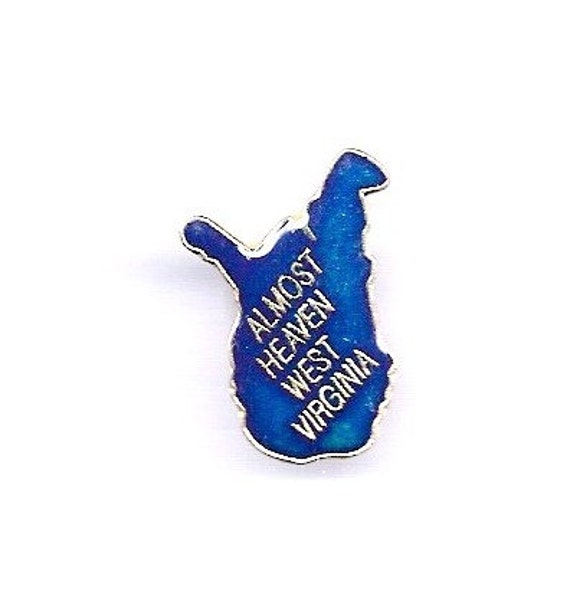 Vintage West Virginia Hat/Lapel Pin | Etsy